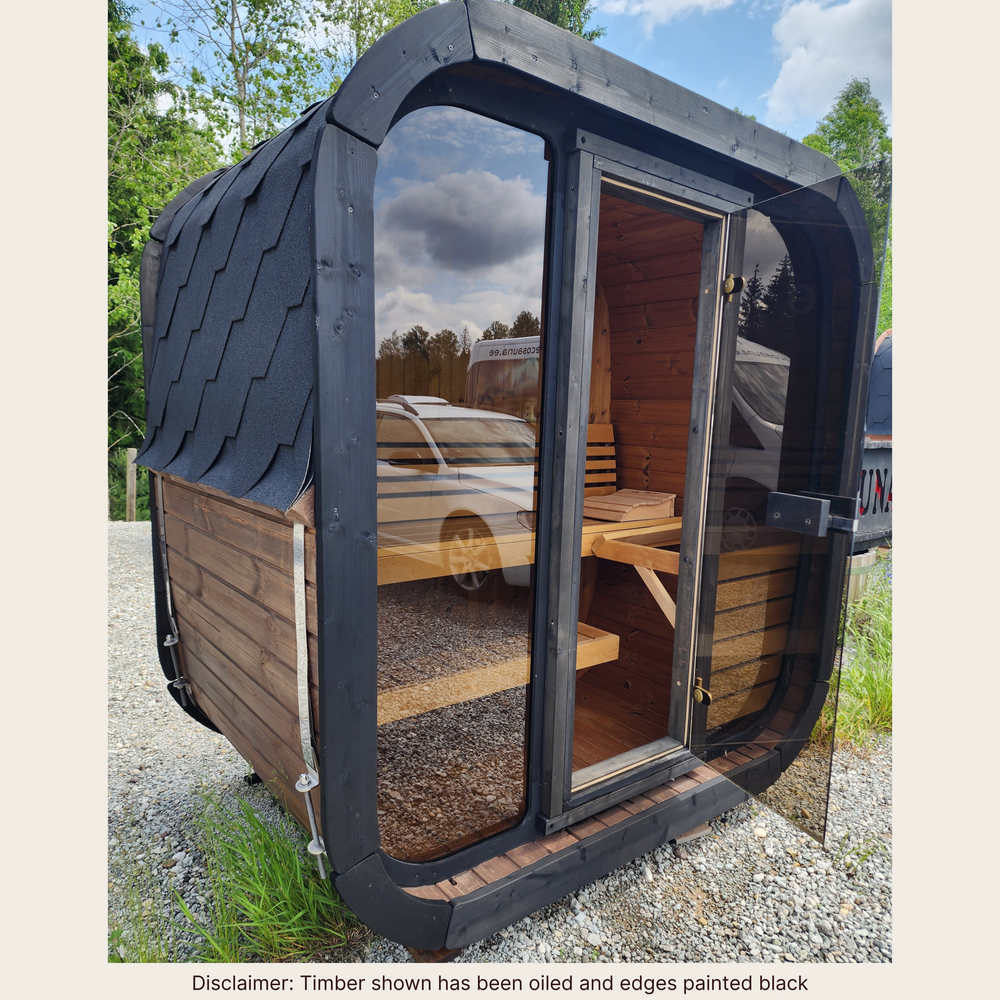 Outdoor Barrel Style Traditional Sauna 'Icon 125'